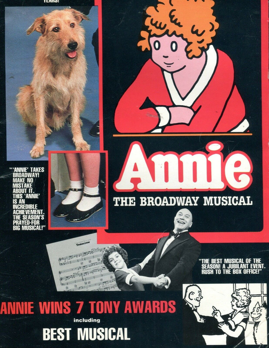 Vintage Annie The Broadway Musical Program GD 120316jhe – mr-magazine-hobby