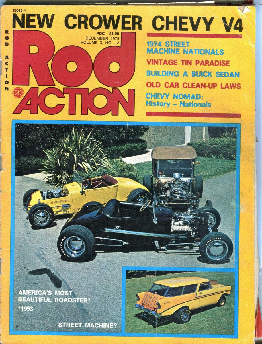 Rod Action Magazine December 1974 Chevy Nomad VG No ML 031717nonjhe ...