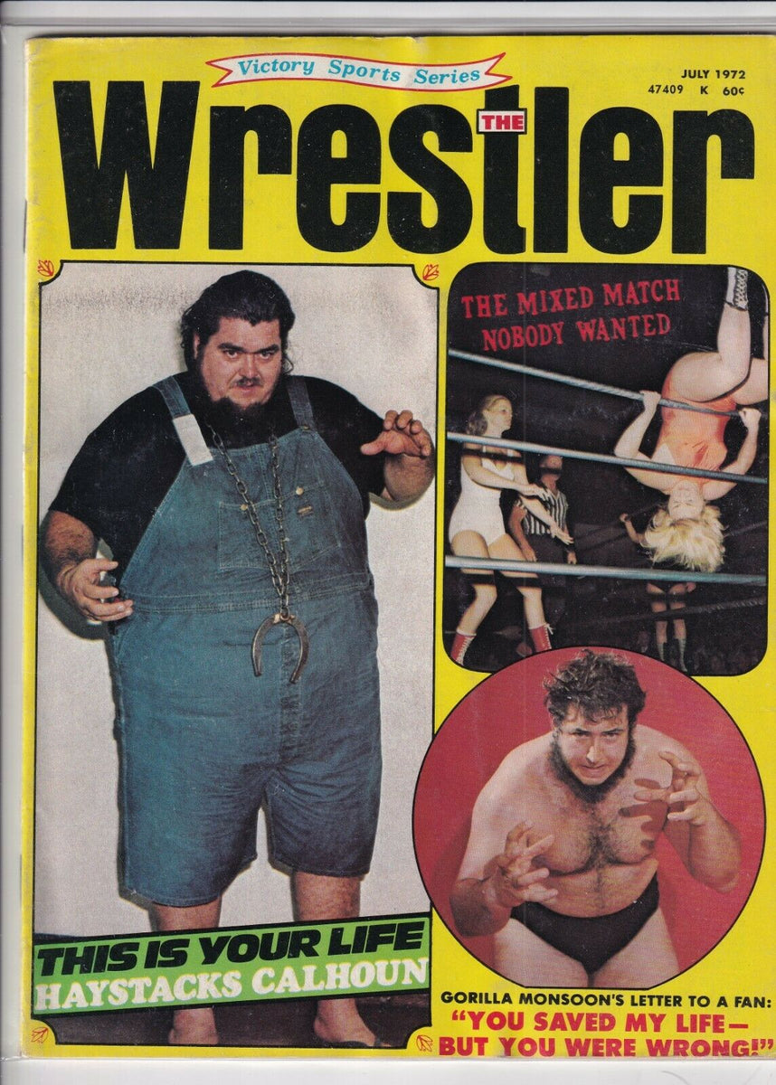 The Wrestler Magazine Haystacks Calhoun Gorilla Monsoon July 1972 0529 ...