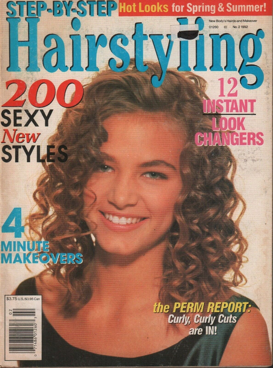 Step-By-Step Hairstyling June 1992 Hairstyle Magazine 071919AME – mr ...