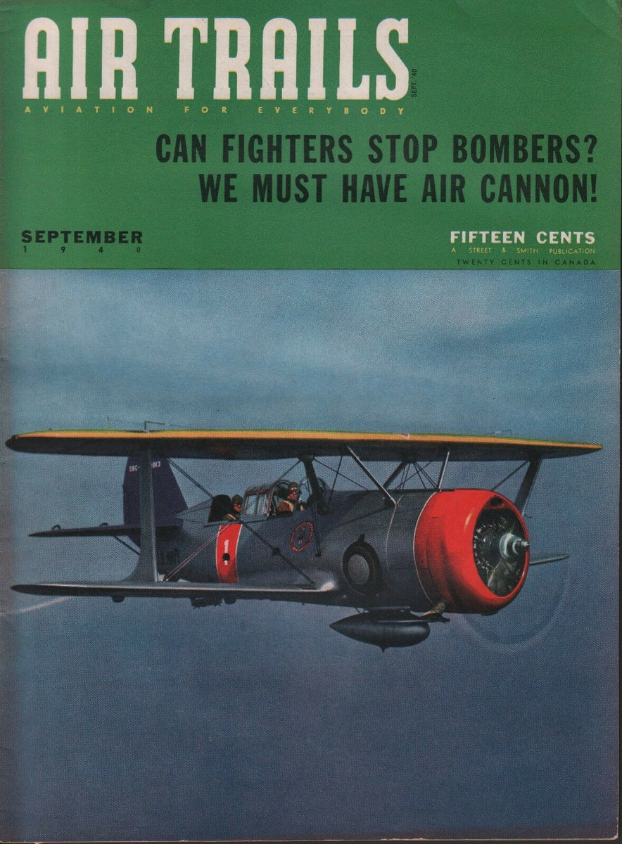 Air Trails Pictorial September 1940 SBC-4 052218DBE – mr-magazine-hobby