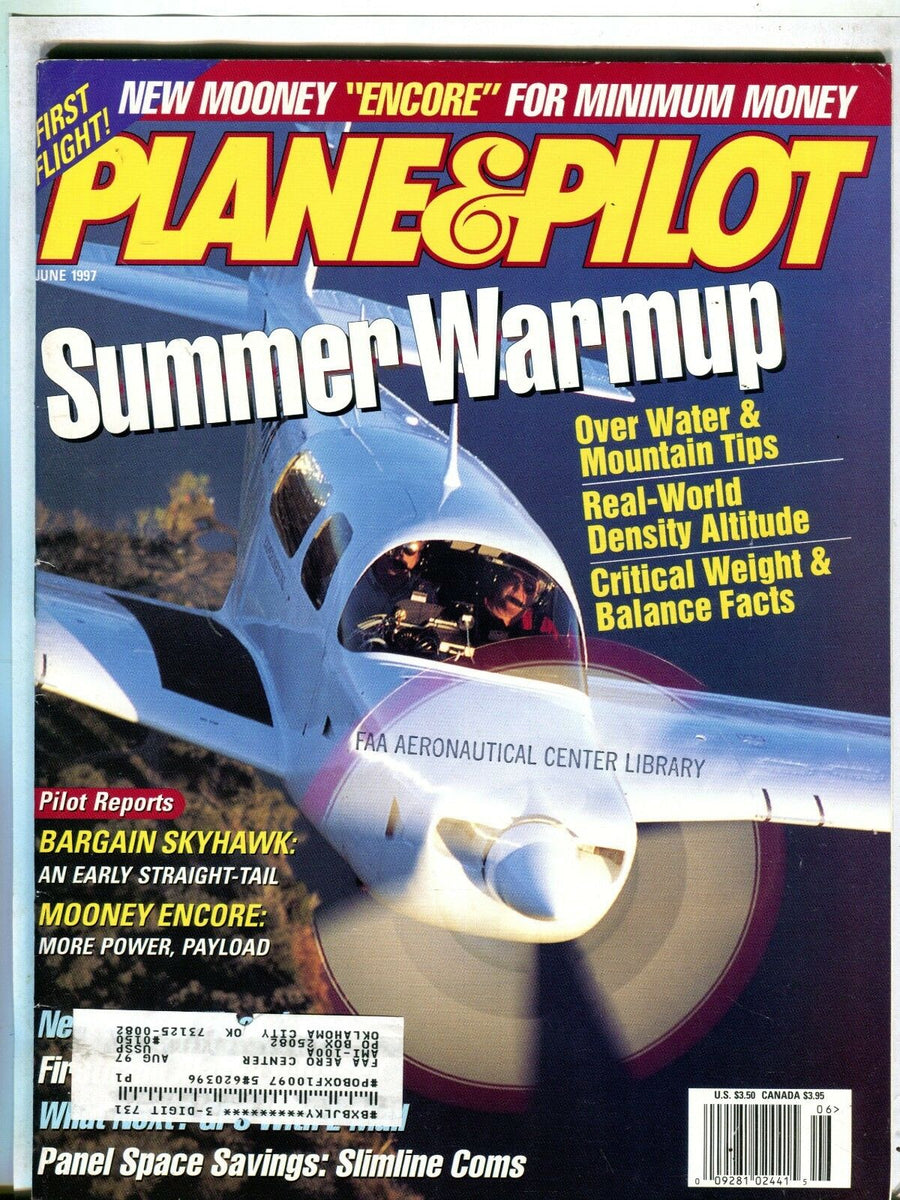 Plane & Pilot Magazine June 1997 Skyhawk EX w/ML FAA Library 101716jhe ...