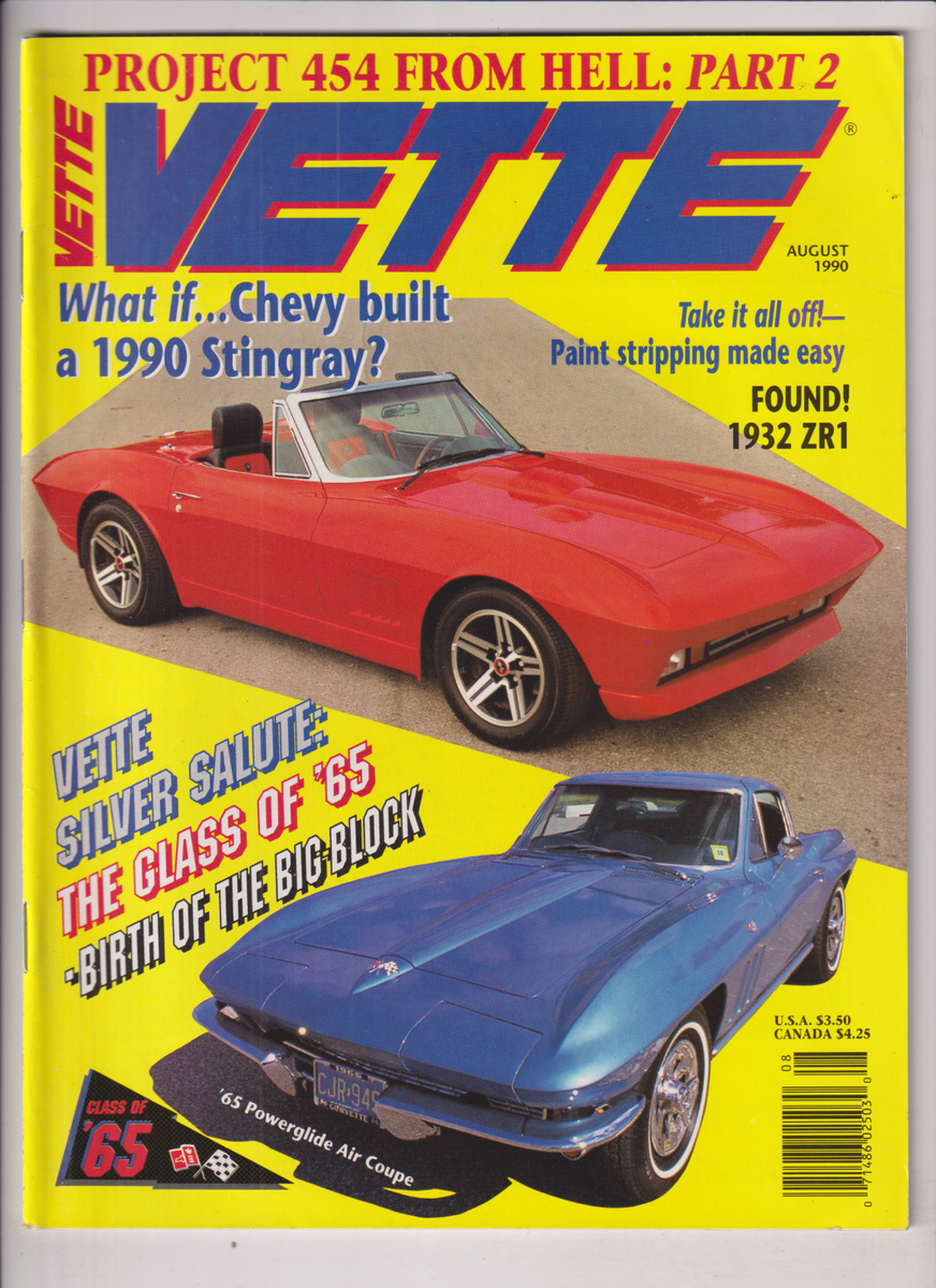 Vette Mag 1932 ZR1 & 1990 Stingray August 1990 122719nonr – mr-magazine ...