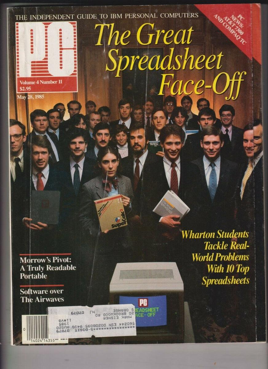 PC Magazine The Great Spreadsheet Face Off May 28, 1985 121019nonr – mr ...