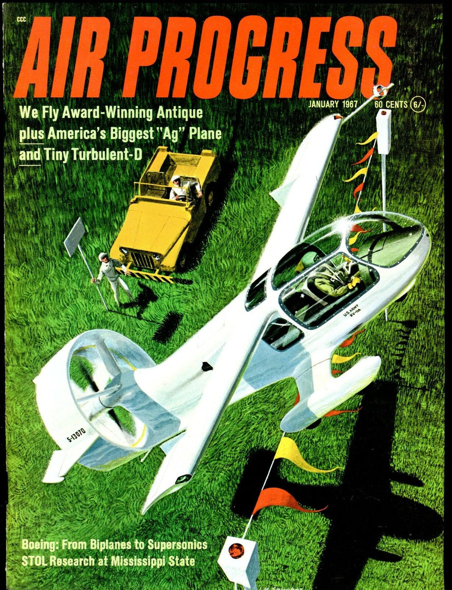 Air Progress Magazine January 1967 Biggest "Ag" Plane EX No ML 120216j ...