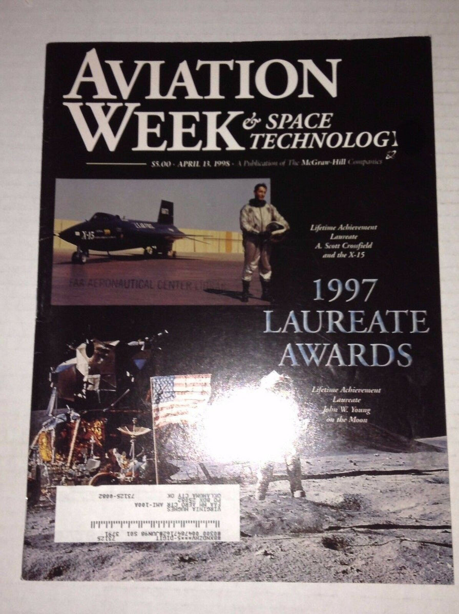 Aviation Week Magazine 1997 Laureate Awards April 13, 1998 FAL 111716R ...