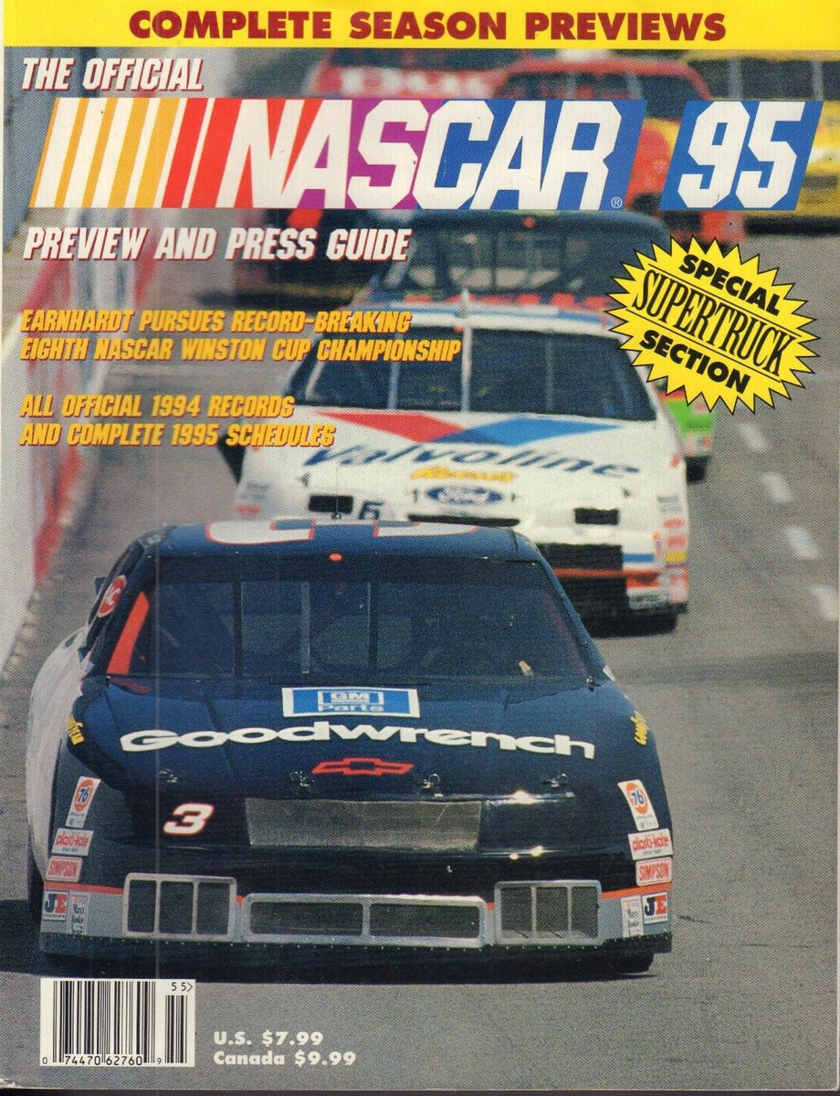 The Official NASCAR 1995 Preview And Press Guide 102617nonjhe – mr ...
