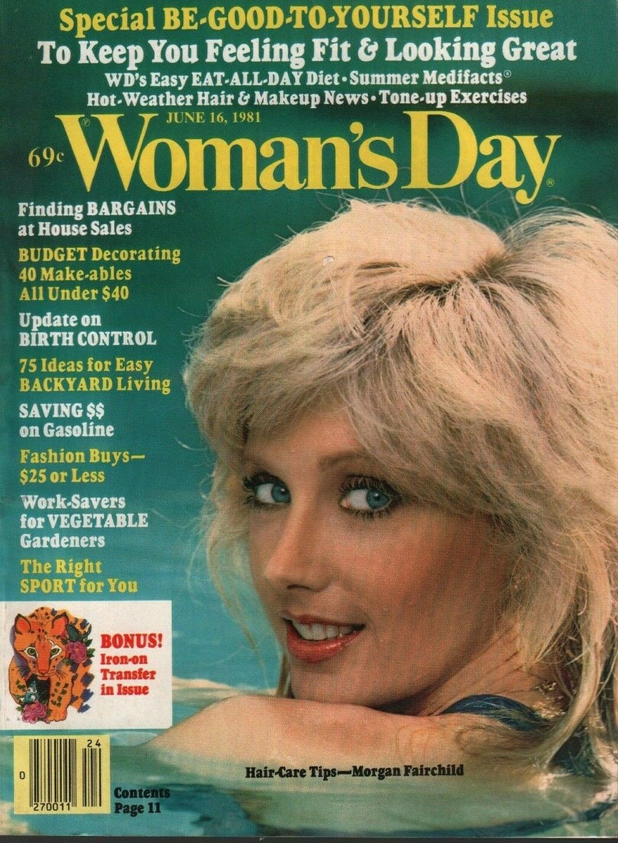 Woman's Day June 16 1987 Morgan Fairchild 011720AME3 – mr-magazine-hobby