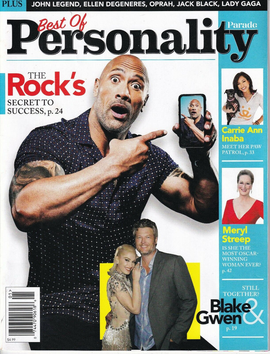 Best Of Personality Magazine Dwayne Johnson Carrie Inaba 2018 031919no ...