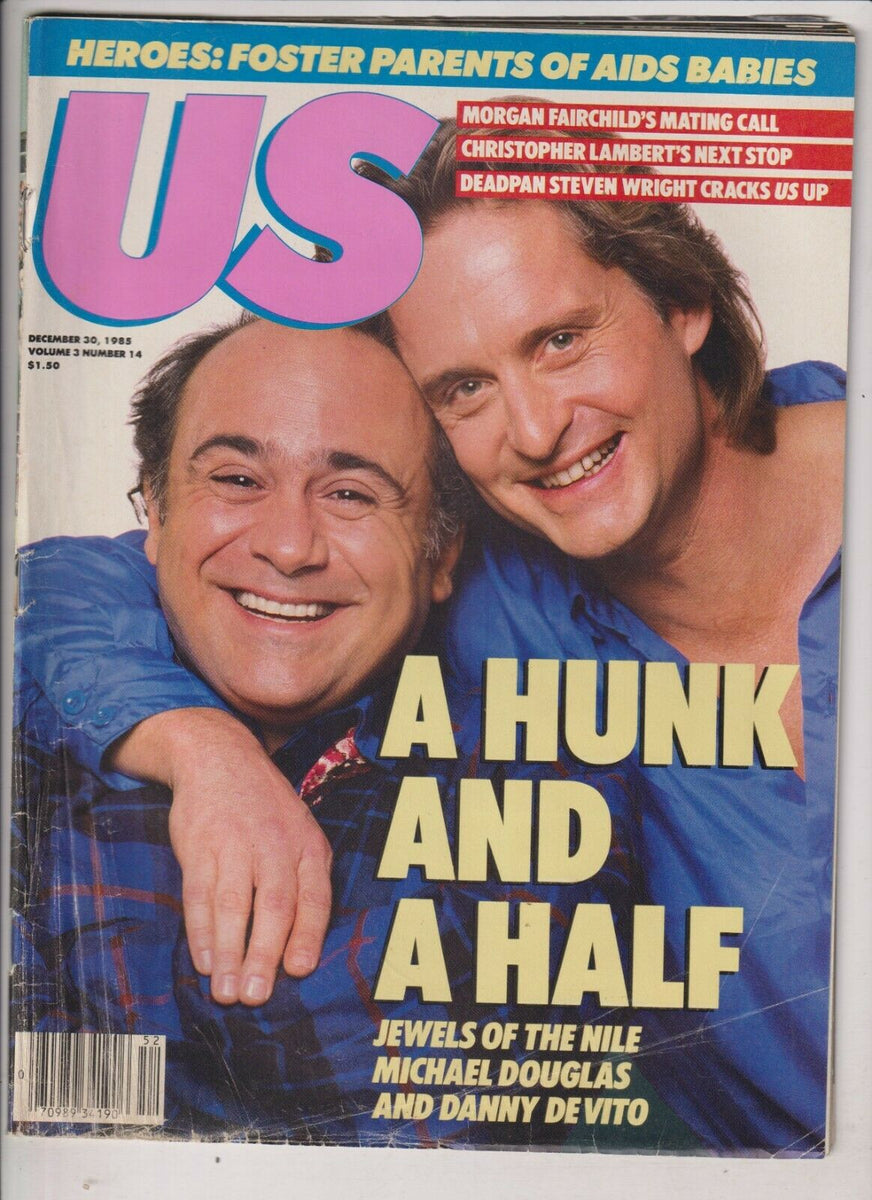 US Weekly Mag Michael Douglas Danny DeVito December 30, 1985 020320non ...