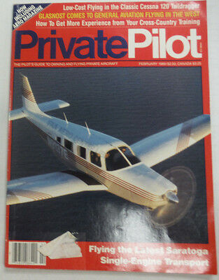Private Pilot Magazine Flying The Latest Saratoga February 1989 FAL 06 ...