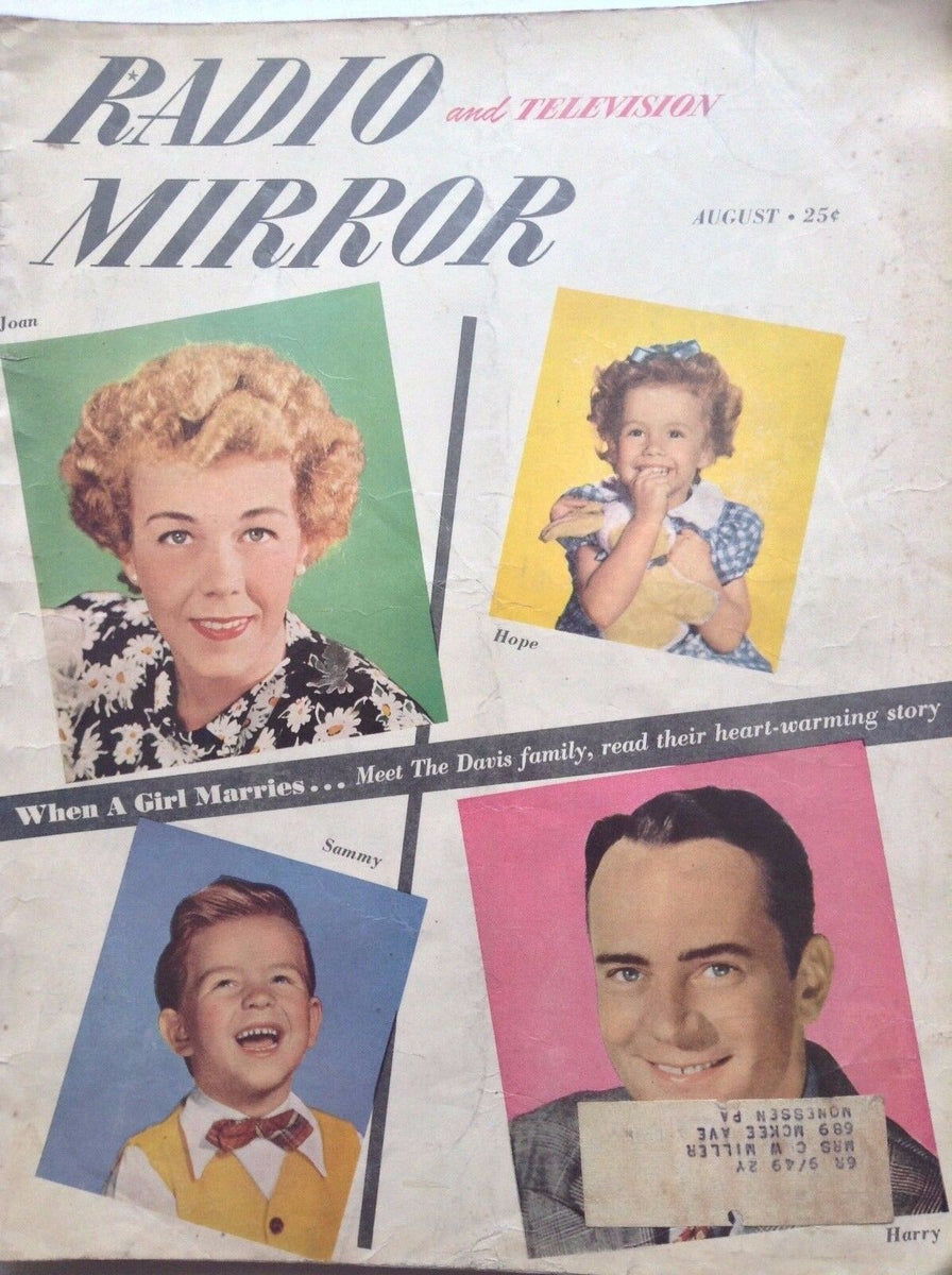 Radio Mirror Magazine When a Girl Marries August 1948 092617nonrh – mr ...