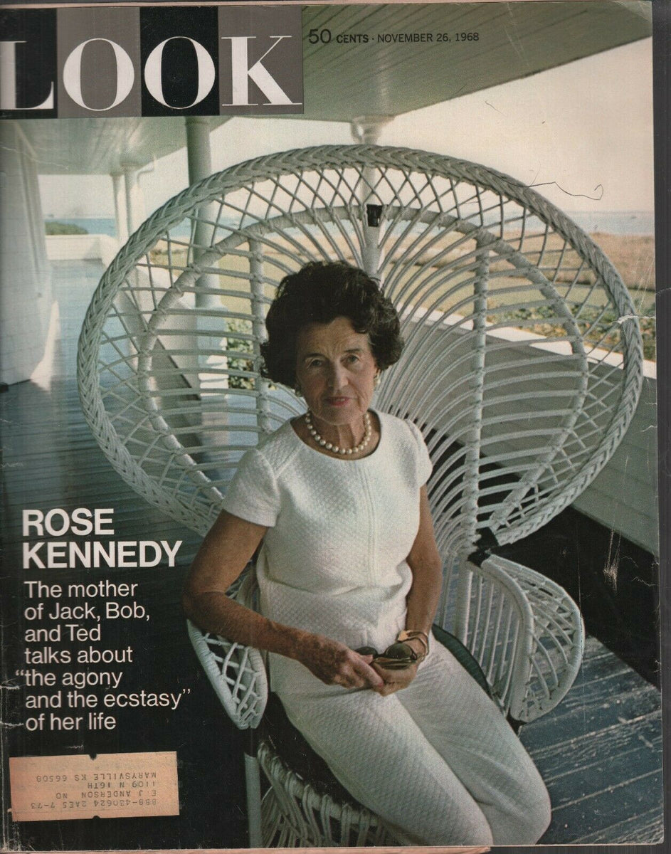 Look Magazine November 1968 Rose Kennedy JFK John F Kennedy 080719AME ...