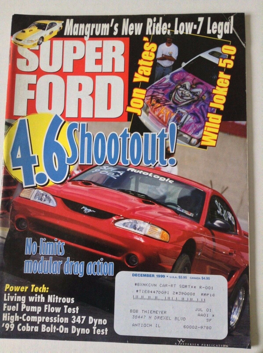 Super Ford Magazine 4.6 Shootout Modular Drag Action December 1999 051 ...