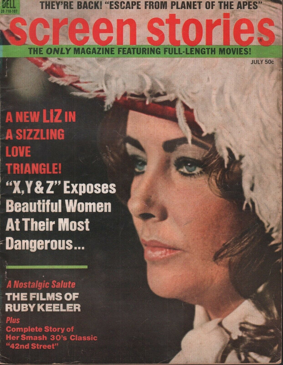 Screen Stories July 1971 Elizabeth Taylor Ruby Keeler 012819AME2 – mr ...