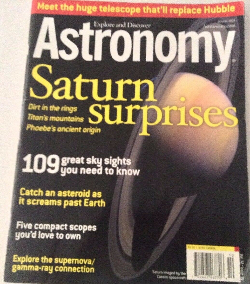 Astronomy Magazine Saturn Suprises October 2004 072217nonrh – mr ...