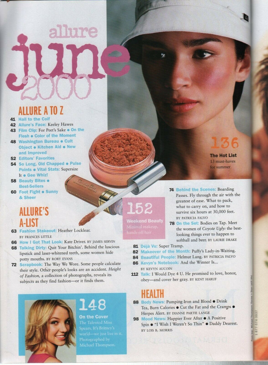 Allure June 2000 Britney Spears Michael Thompson 080219DBE – mr ...
