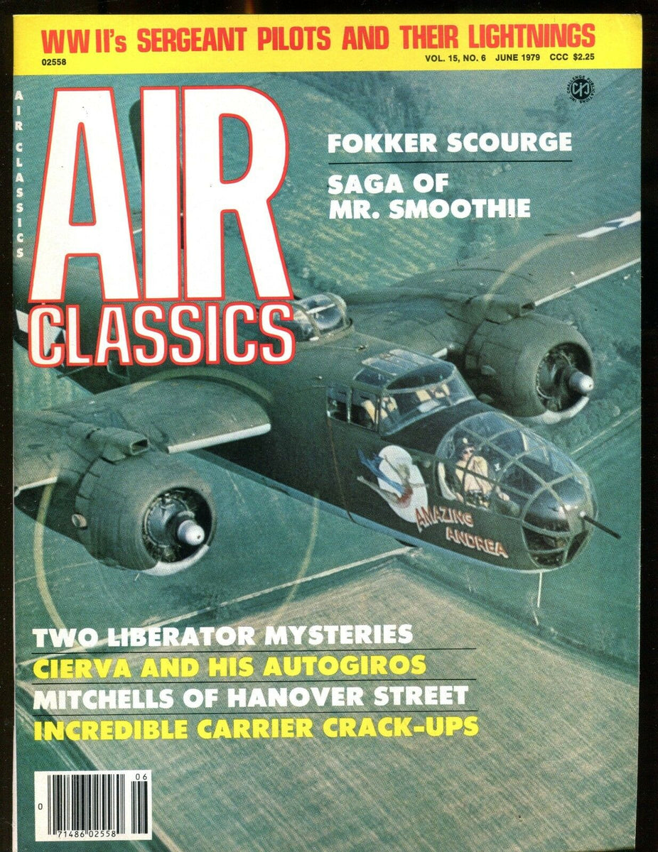 Air Classics Magazine June 1979 Fokker Scourge EX No ML 120516jhe – mr ...