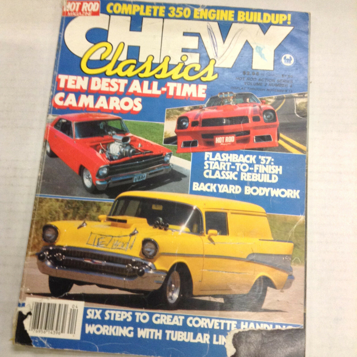 Hot Rod Chevy Classics Magazine Ten Best All Time Camaros Vol.2 No.4 0 ...