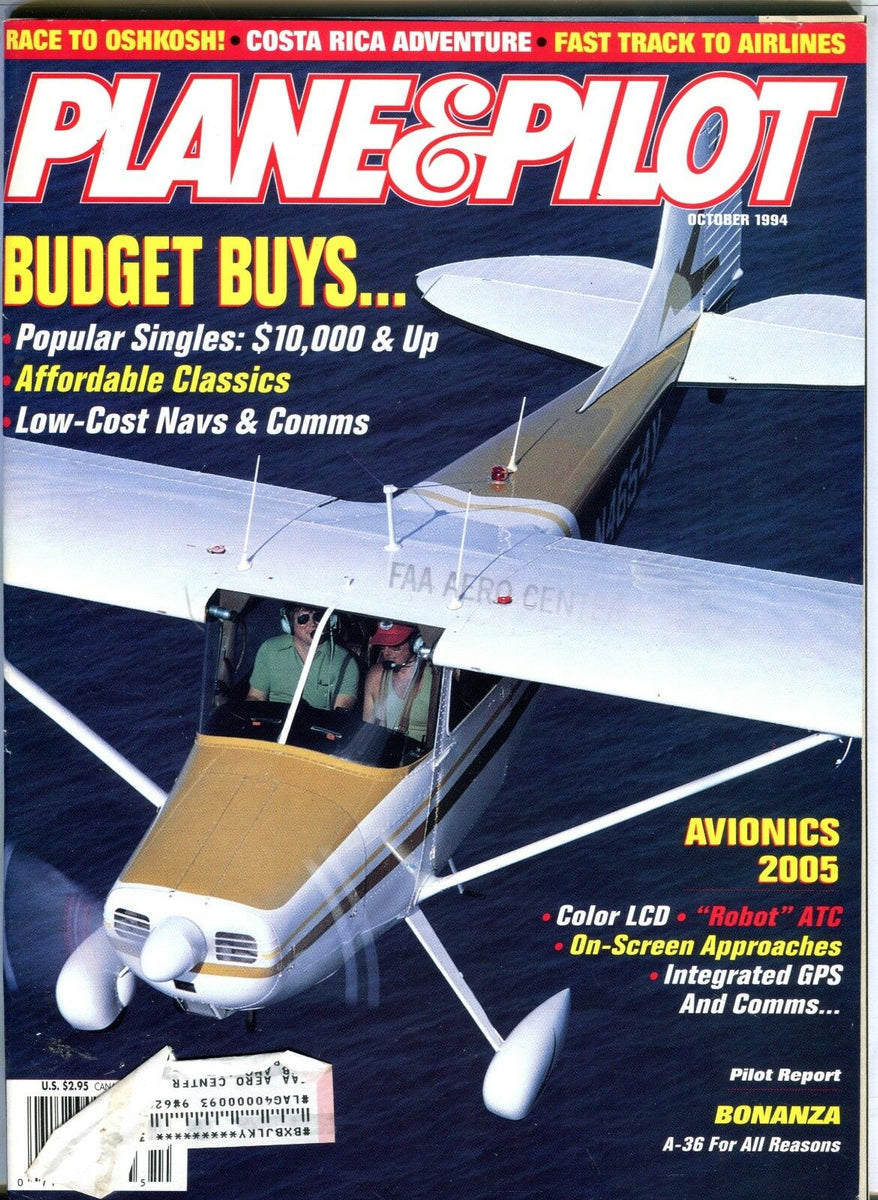 Plane & Pilot Magazine October 1994 Bonanaza EX w/ML FAA Library 10171 ...