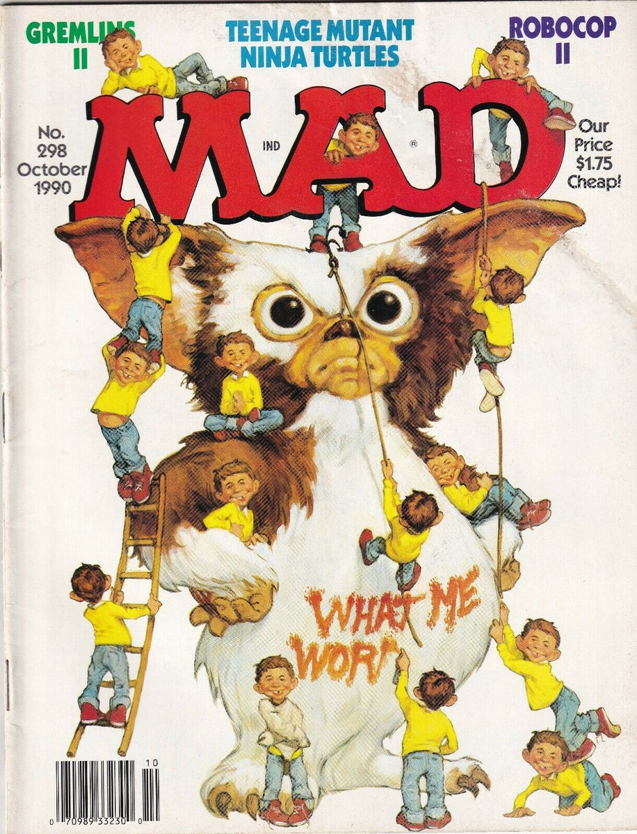 Mad Magazine TMNT & Gremlins 2 October 1990 051919nonr – mr-magazine-hobby