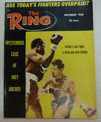 The Ring Boxing Magazine Joey Archer November 1968 043015R – mr ...