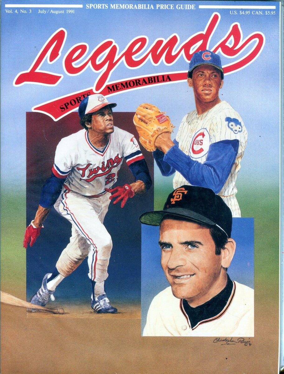 Legends Sports Memorabilia Magazine July-August 1991 Program EX 102416 ...