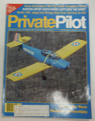 Private Pilot Magazine The Rare Rawdon Convertible September 1990 FAL ...