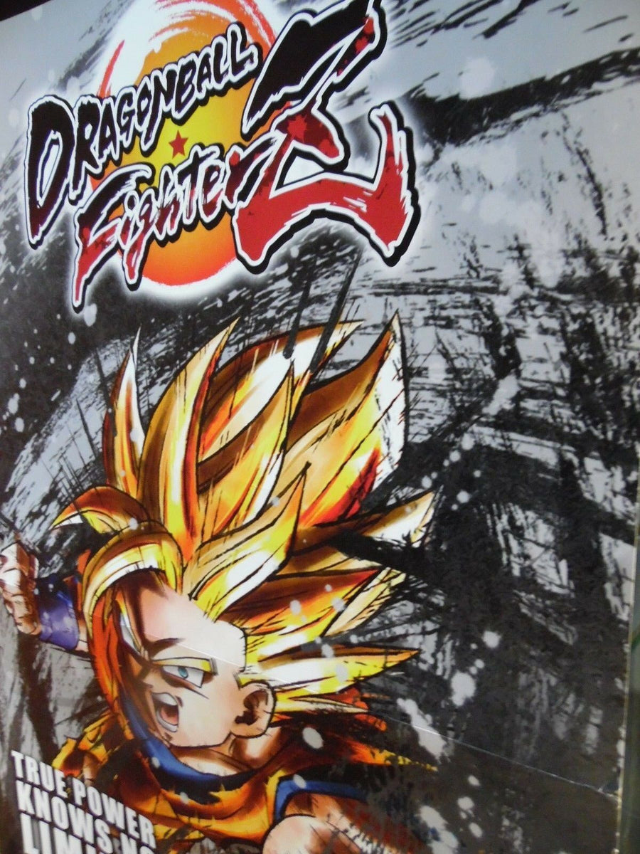 Dragonball FighterZ Goku Poster Bandai Namco Game Store Advertisement ...