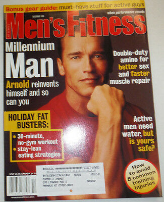 Men's Fitness Magazine Arnold Schwarzenegger December 1999 030515R – mr ...