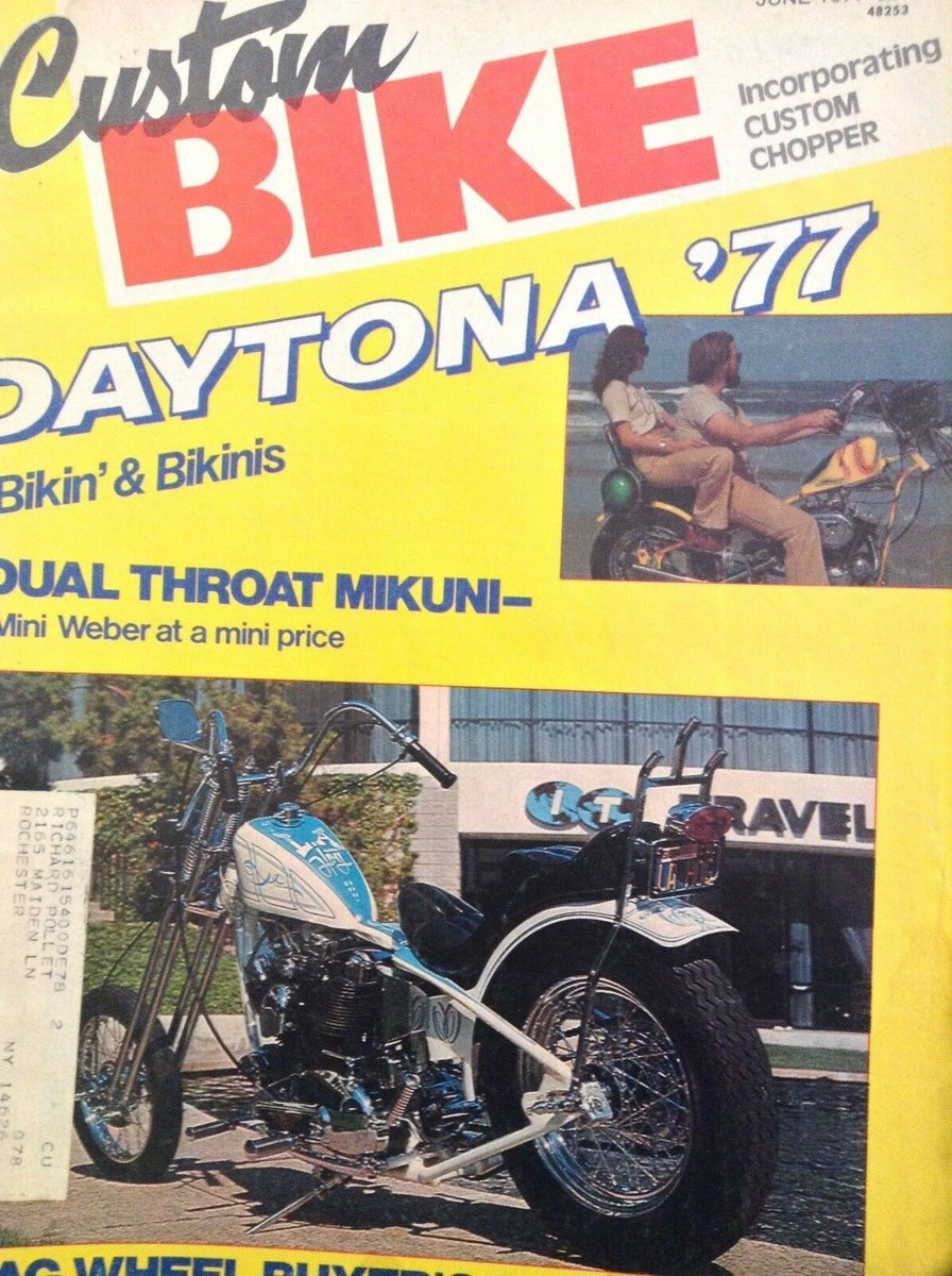 Custom Bike Magazine Daytona Bikini & Bikinis June 1977 122817nonrh ...