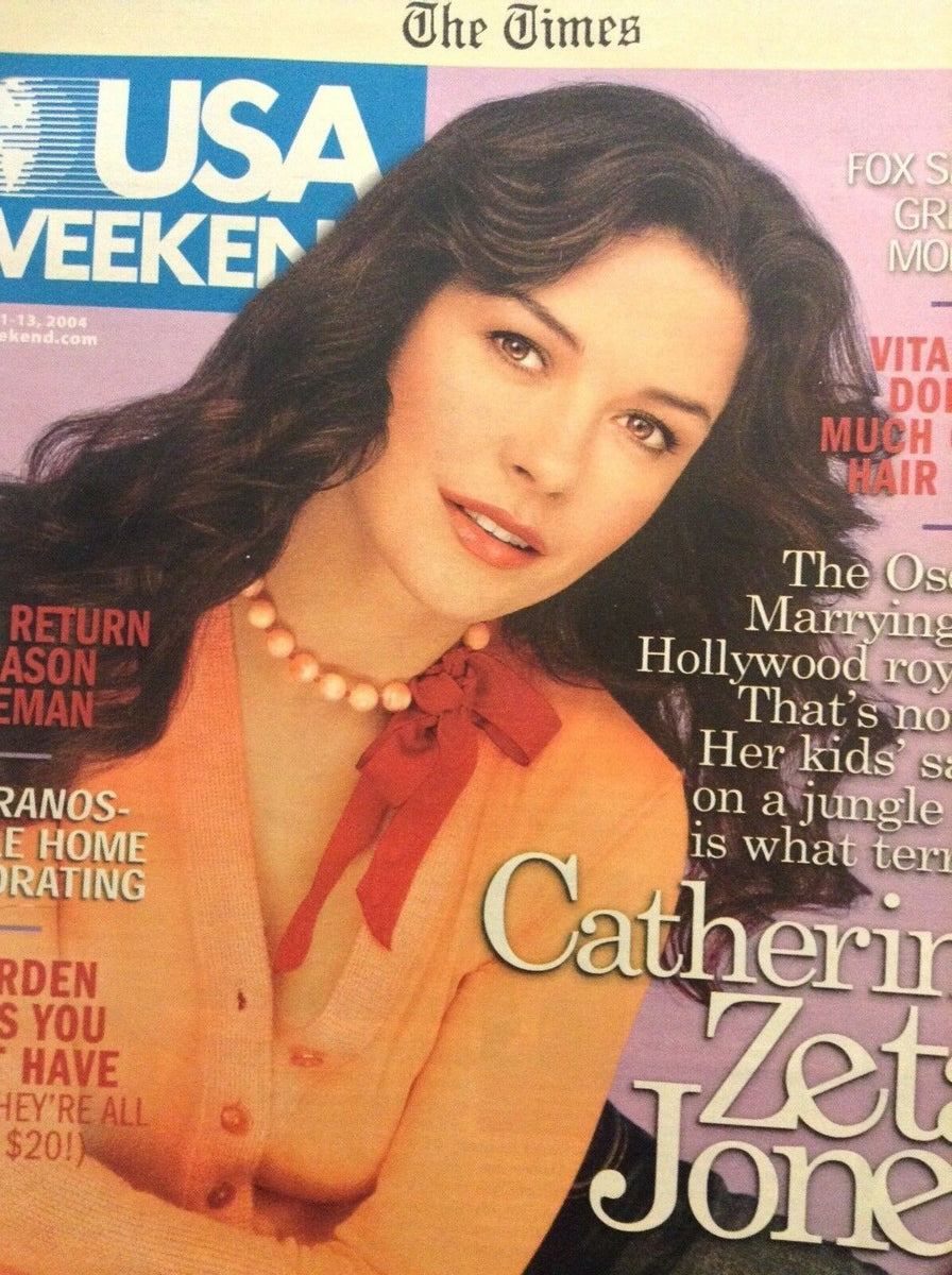 USA Weekend Magazine Catherine Zeta Jones The Sopranos June 2004 05281 ...