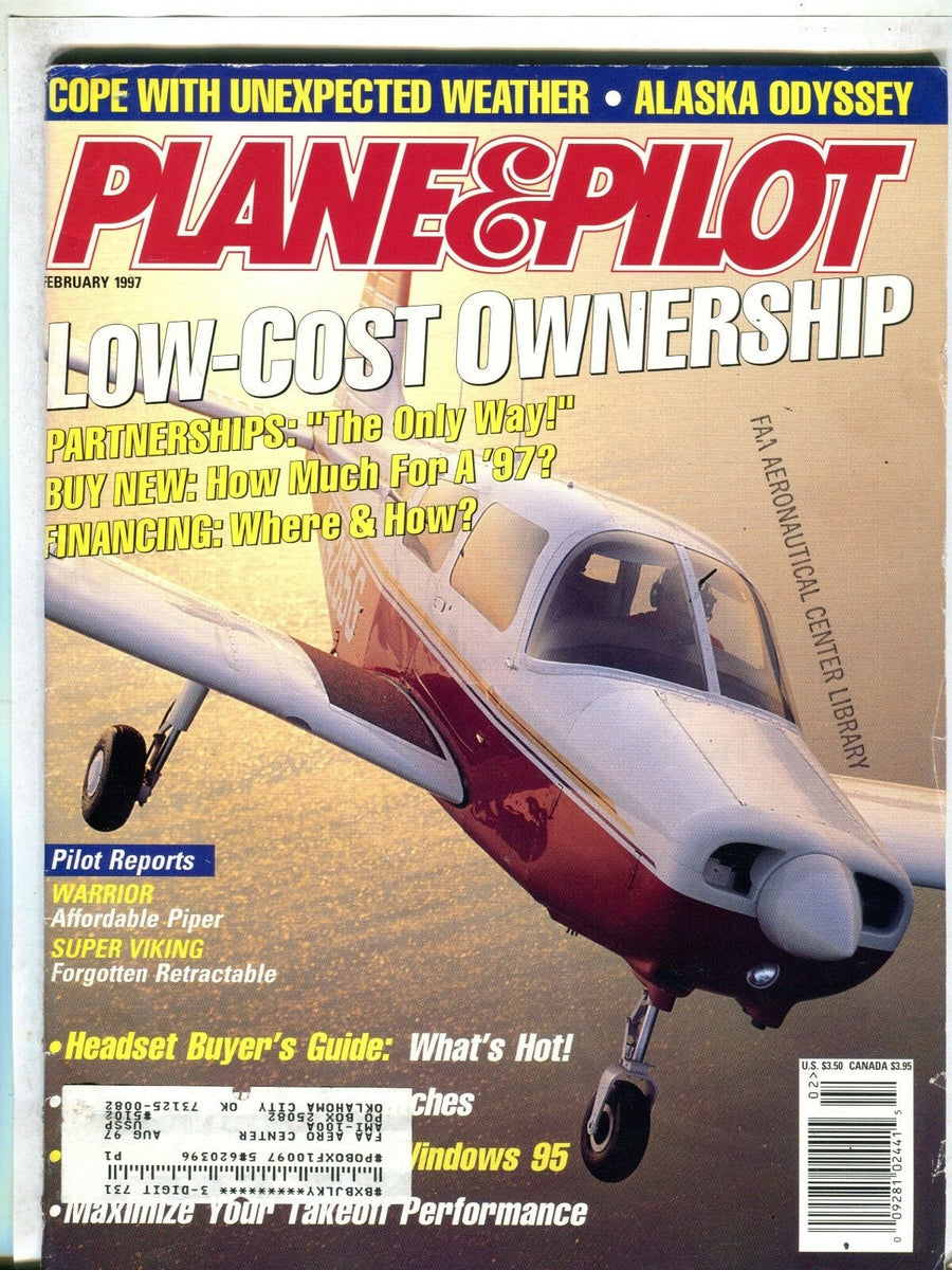 Plane & Pilot Magazine February 1997 Piper EX w/ML FAA Library 101716j ...