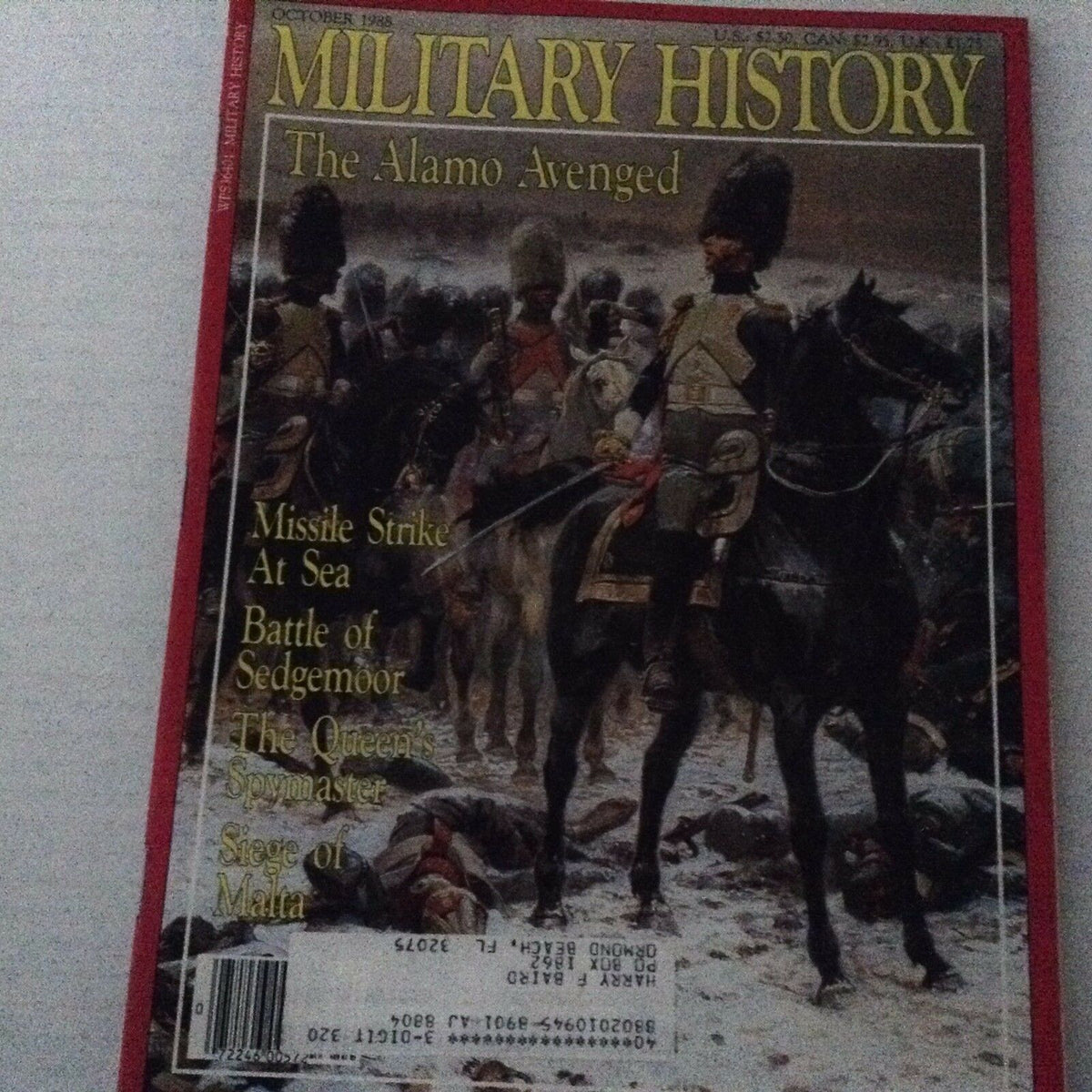 Military History Magazine Missile Strike At Sea October 1988 070517non ...