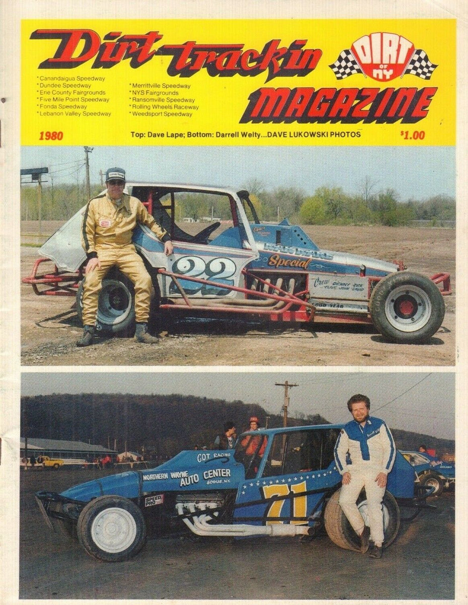 Dirt Trackin Magazine Dave Lape & Darrell Welty 1980 050718nonr – mr ...