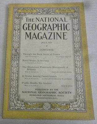 The National Geographic Magazine Prehistoric Monuments July 1923 Exc 1 ...