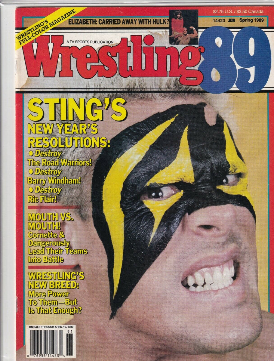 Wrestling Magazine Sting The Road Warriors Spring 1989 061819nonr – mr ...