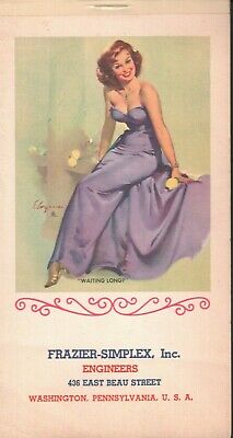 Elvgren Cover Art 1968/1969 June Calendar/Appointment Book 3.25x6" 135 ...