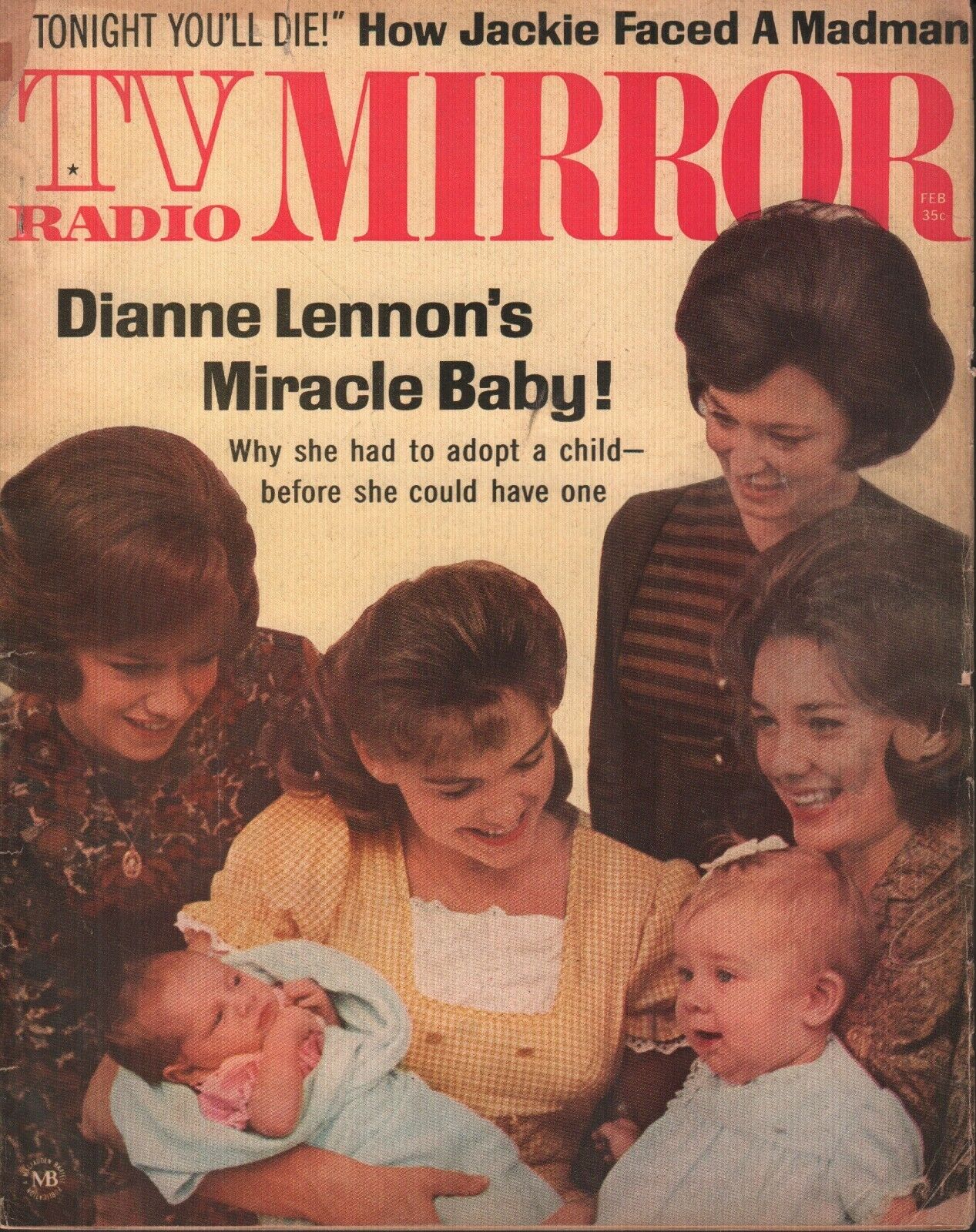 TV Radio Mirror February 1965 Jackie Kennedy Dianne Lennon 071819AME ...