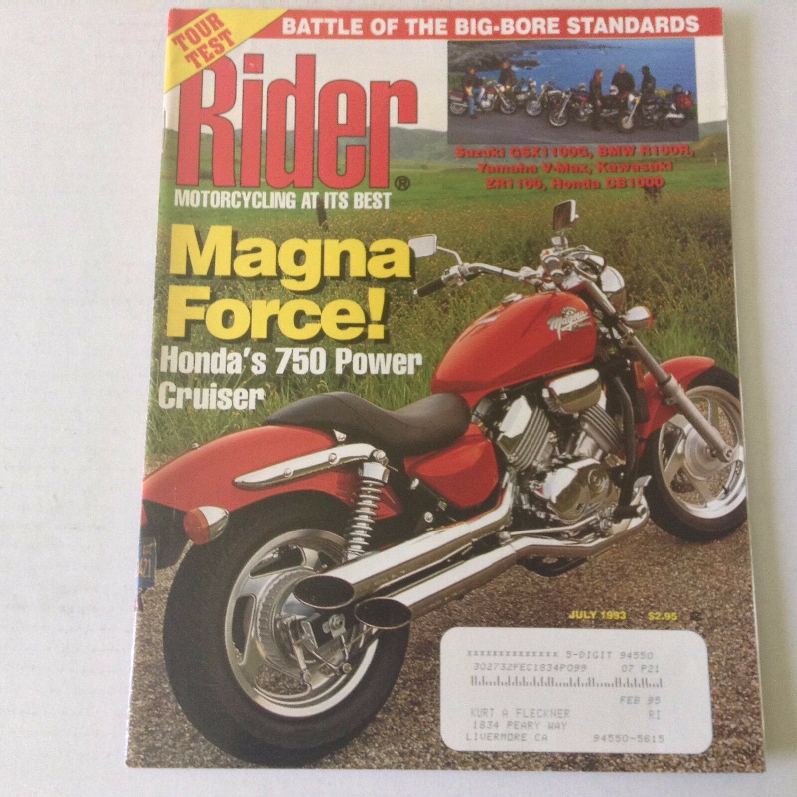 Rider Magazine Honda 750 Power Cruiser July 1993 060117nonrh2 – mr ...