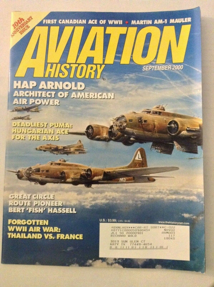 Aviation History Magazine Hap Arnold Architect September 2000 050319no ...