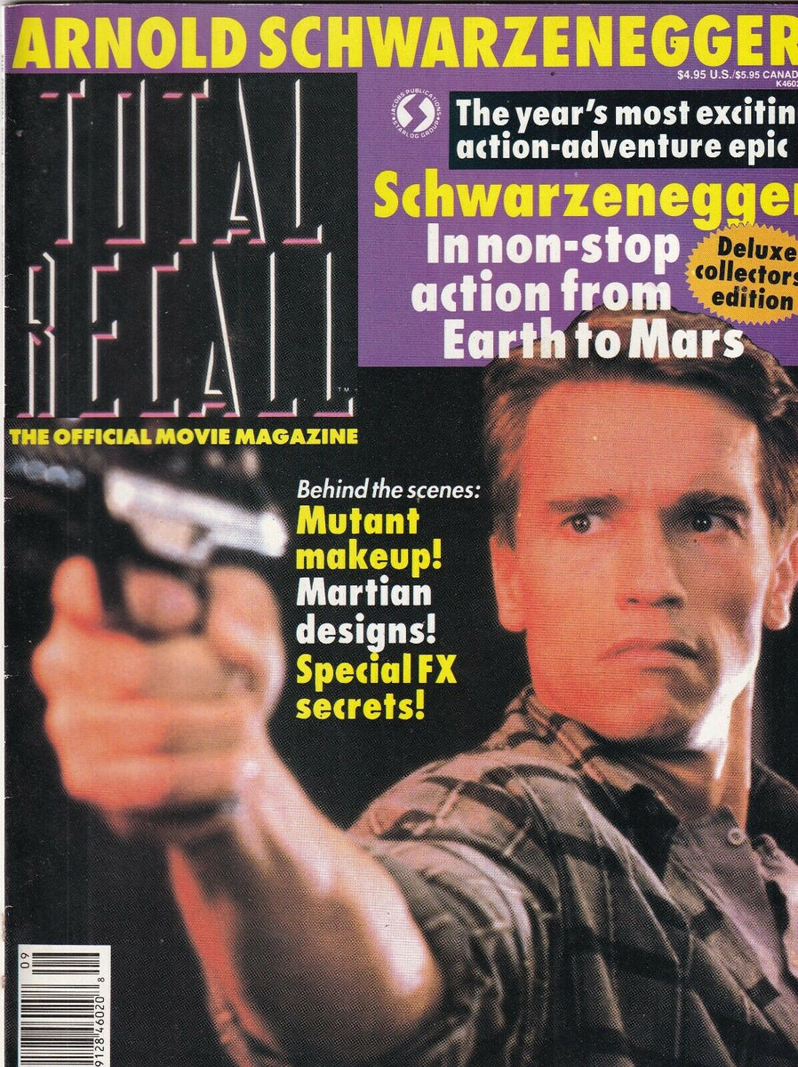 Total Recall Mag Arnold Schwarzenegger Mutant Makeup 1990 092319nonr ...