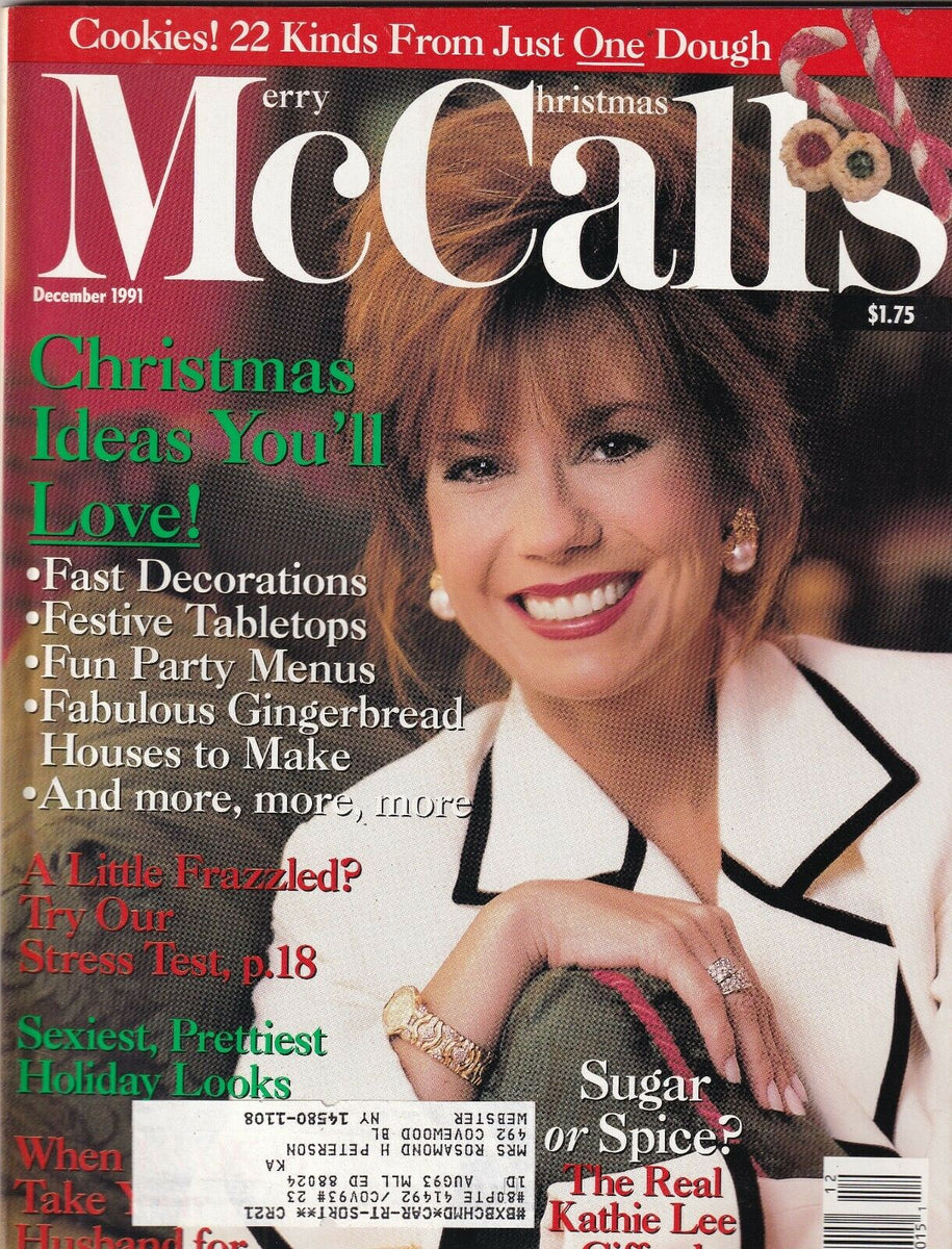 McCall's Mag Kathie Lee Gifford Christmas Special December 1991 093019 ...