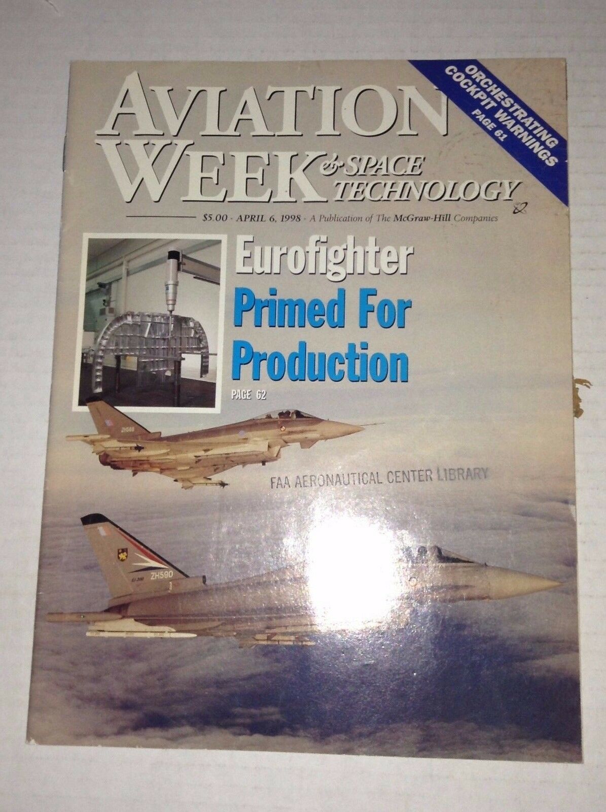 Aviation Week Magazine Eurofighter April 6, 1998 FAL 111716RH – mr ...