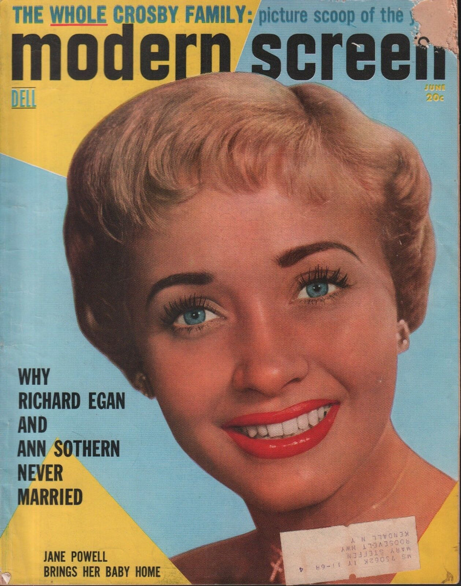Modern Screen June 1956 Jane Powell Richard Egan 050918DBE – mr ...