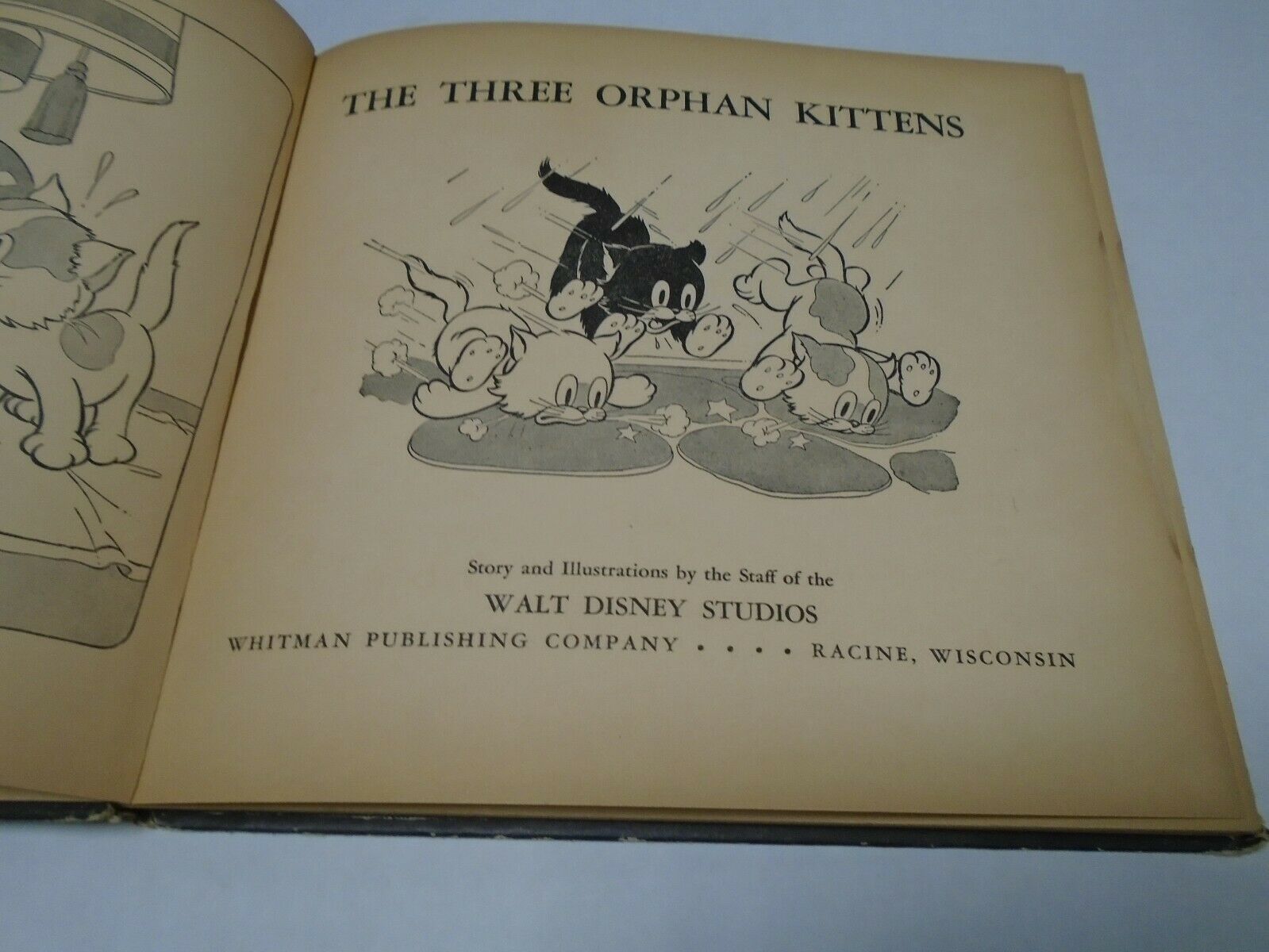 The Three Orphan Kittens Walt Disney Studios 1930s Hardcover 112619AME ...