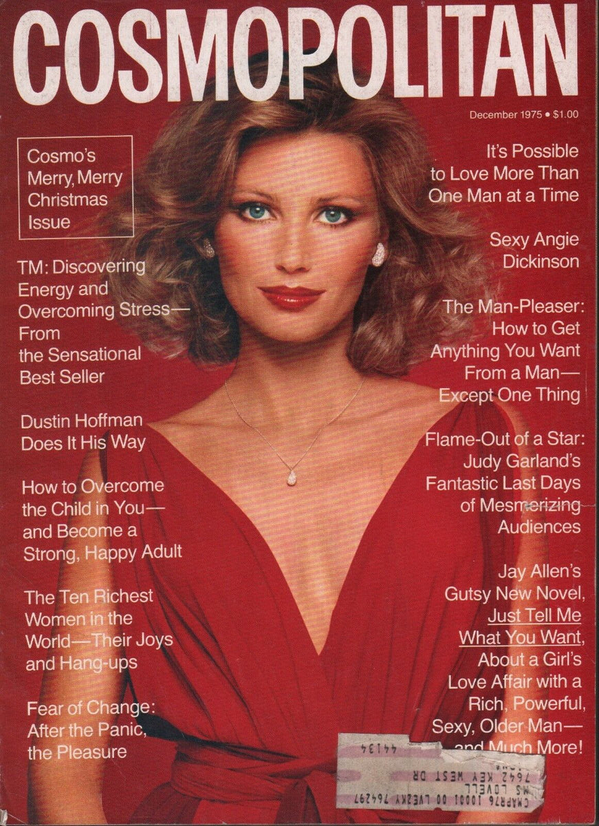 Cosmopolitan December 1975 Evelyn Kuhn Dustin Hoffman Angie Dickinson ...