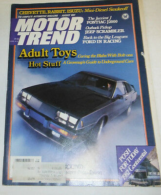 Motor Trend Magazine Curing The Blahs With Bolt-Ons August 1981 080514 ...