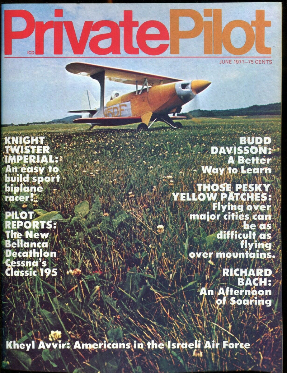 Private Pilot Magazine June 1971 Cessna 195 EX No ML 121916jhe – mr ...