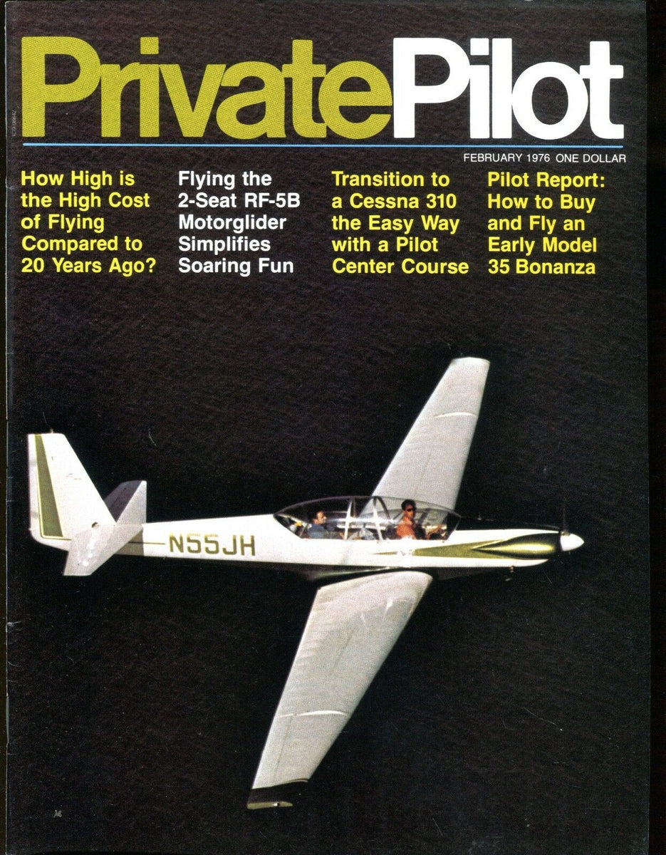 Private Pilot Magazine February 1976 Cessna 310 EX No ML 121916jhe – mr ...